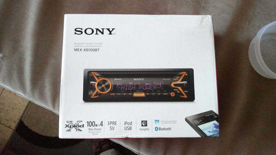 Sony MEX-XB100bt — Volvo 740, 2,3 л, 1990 года | автозвук | DRIVE2