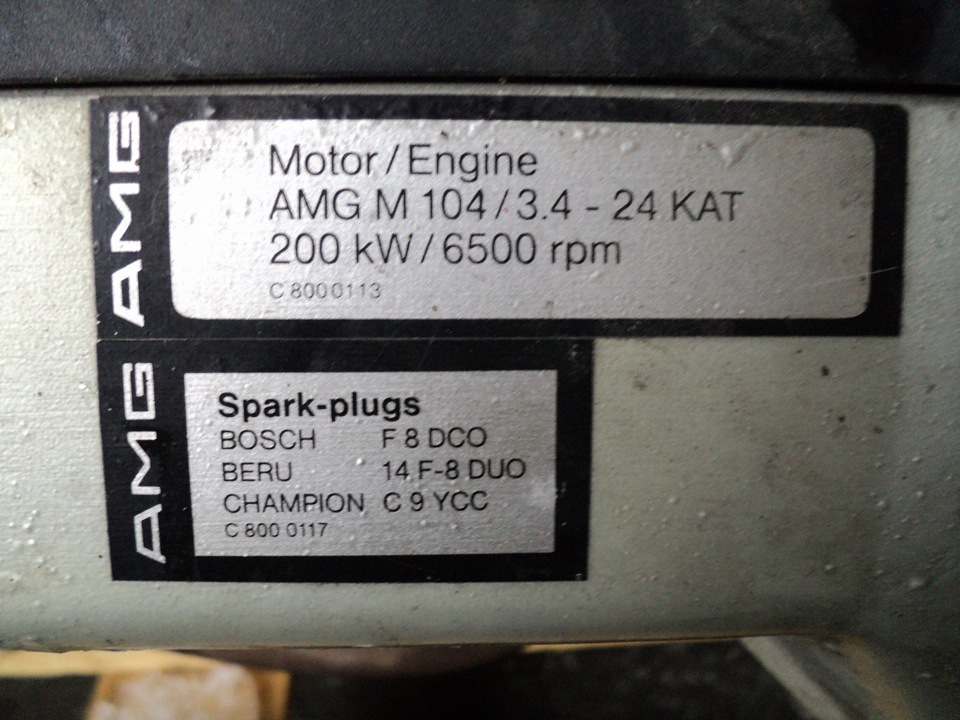 AMG 3.4 отличительные моменты — Mercedes-Benz E-Class (W124), 3,4 л ...