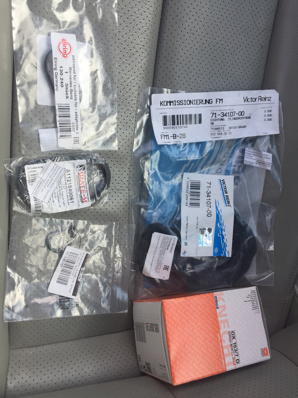 Замена прокладок — Mercedes-Benz CLK (W208), 3,2 л, 2000 года ...