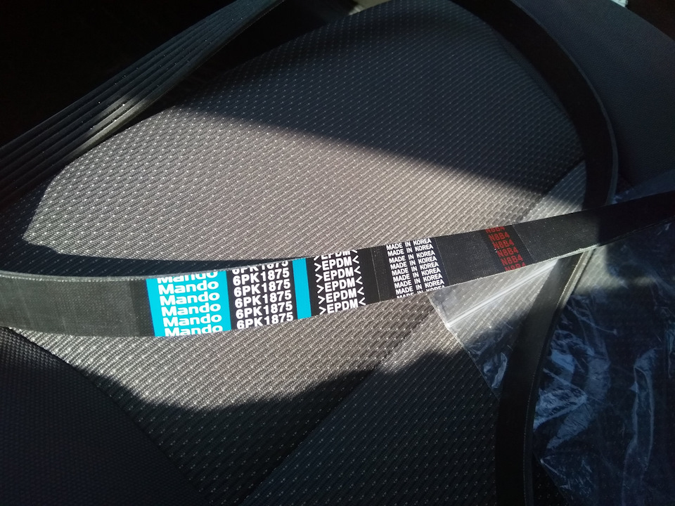 Замена ремня генератора. — Chevrolet Aveo 5-door (1G), 1,4 л, 2007 года ...