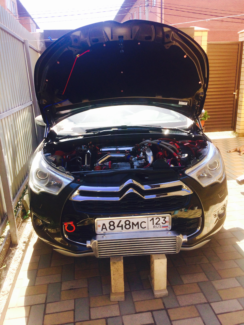 Интеркулер — Citroen DS4, 1,6 л, 2012 года | тюнинг | DRIVE2