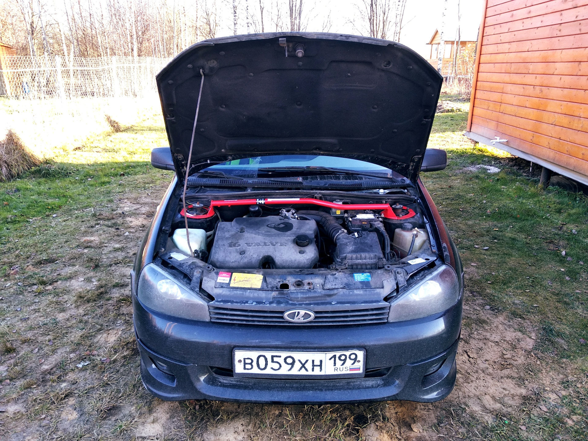 Распорки перед — Lada Калина Универсал (1G), 1,4 л, 2009 года | тюнинг ...