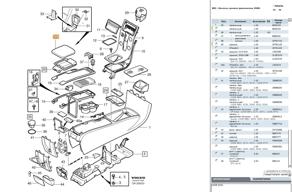 30791436 Крышка (cap) Volvo | Запчасти на DRIVE2