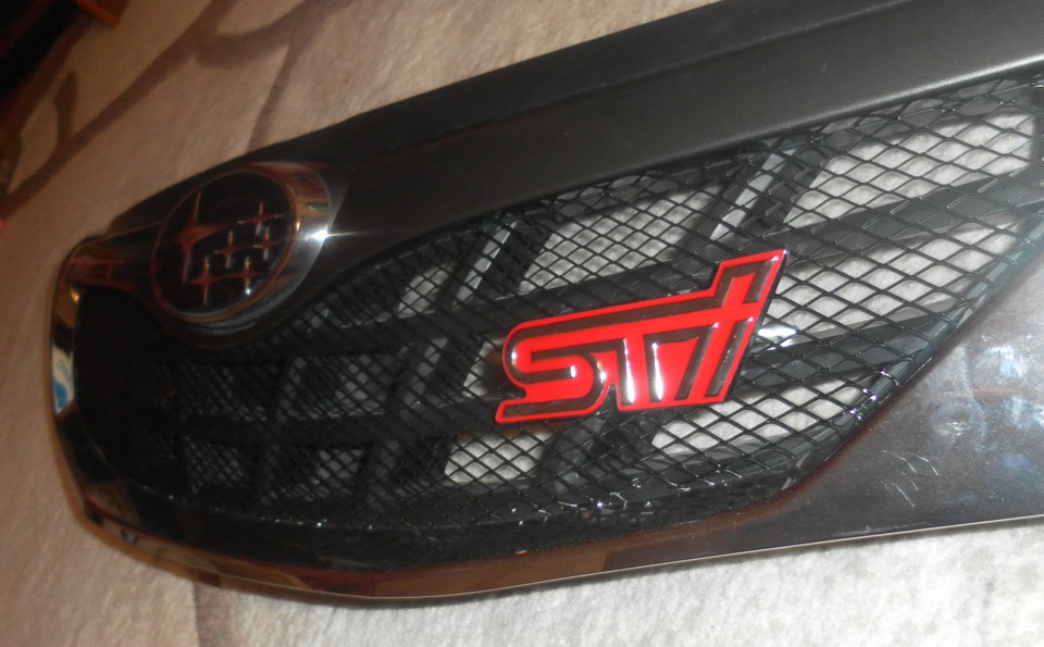 Стайлинг ришотки радиатора — Subaru Impreza (GE/GH), 1,5 л, 2009 года ...