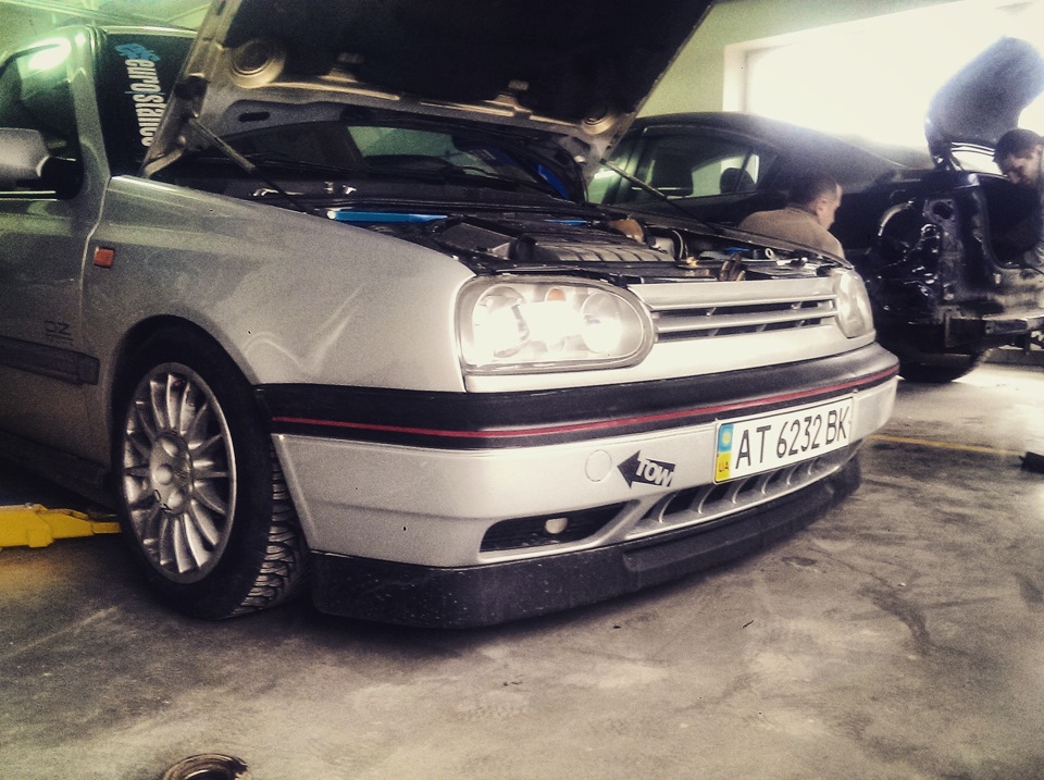 Подвеска. Первая ступень к койлам. — Volkswagen Golf GTI Mk3, 2,8 л ...