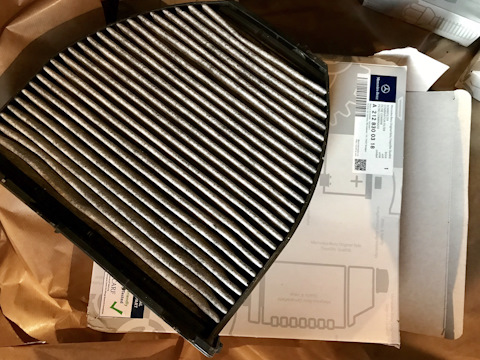 A2128300318 Картридж фильтра салонного. MERCEDES | Запчасти на DRIVE2