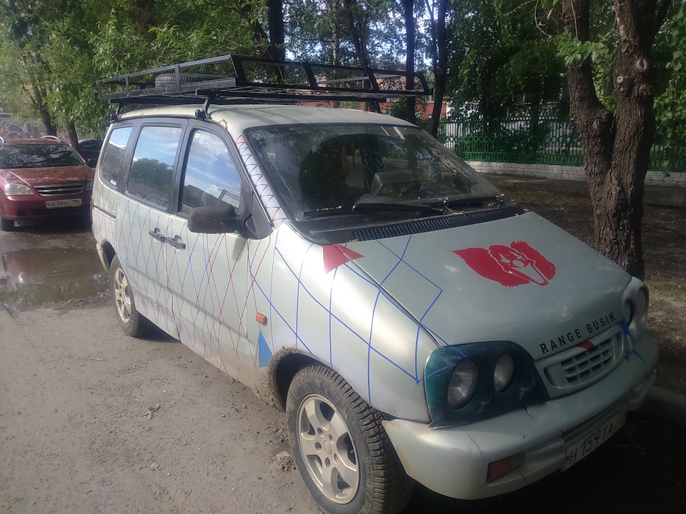 Сварил экспедиционный багажник и расклеил в винил Надьку. — Lada 2120 ...