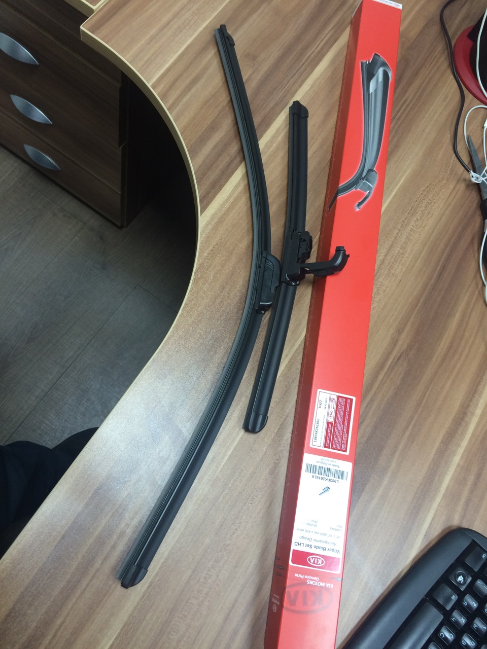 Комплекты оригинальных щеток KIA — KIA Rio (3G), 1,6 л, 2014 года ...