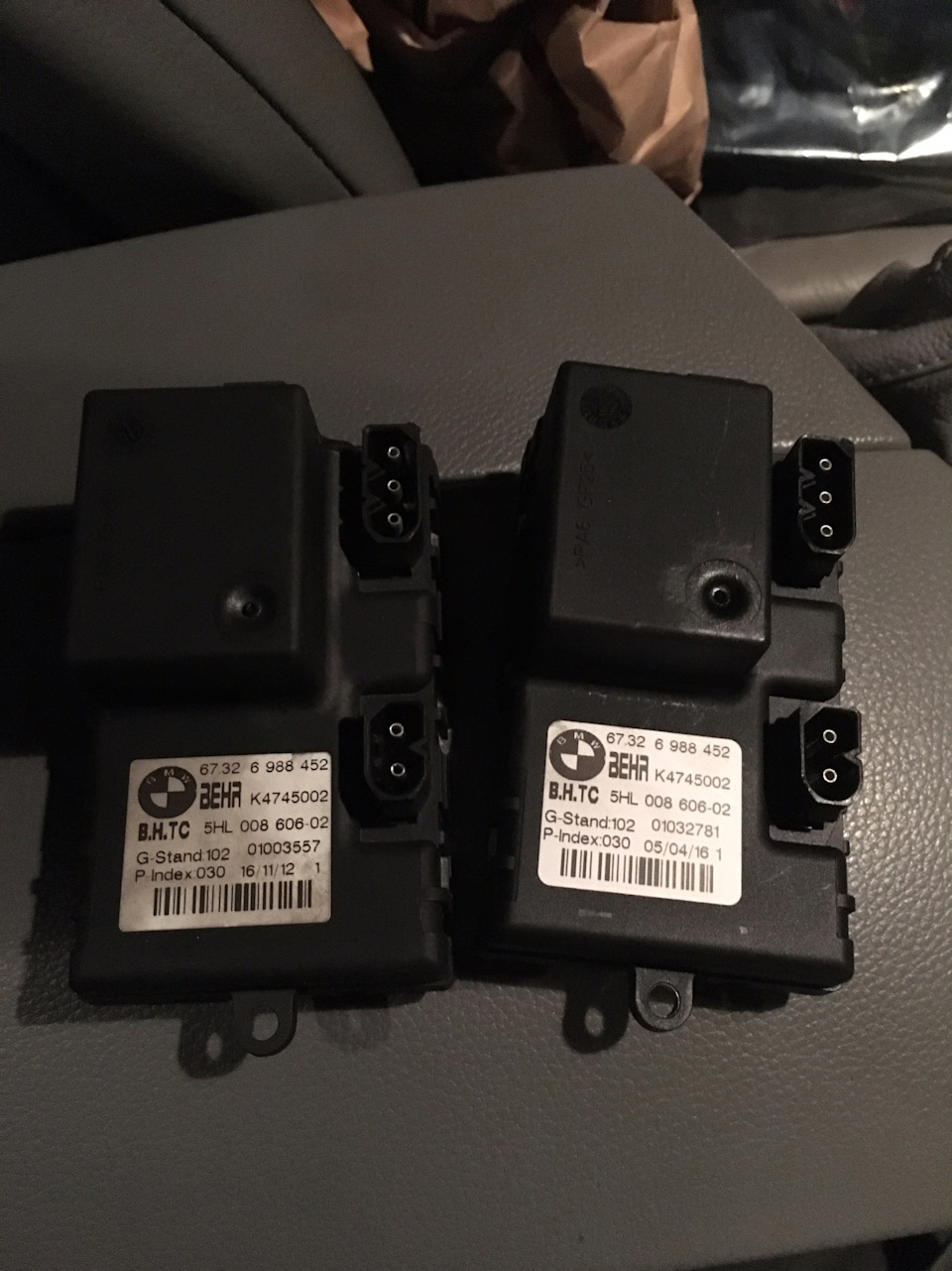 67326988452 Вентилятор отопителя 6934972 5HL008606 BMW 5 E60 BMW ...