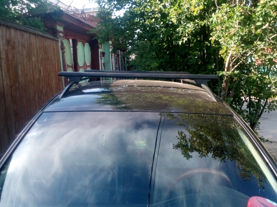 Оригинальные поперечины на крышу — Volkswagen Passat Variant (B5), 1,8 ...