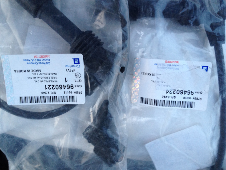 96460221 Свечной провод GM | Запчасти на DRIVE2