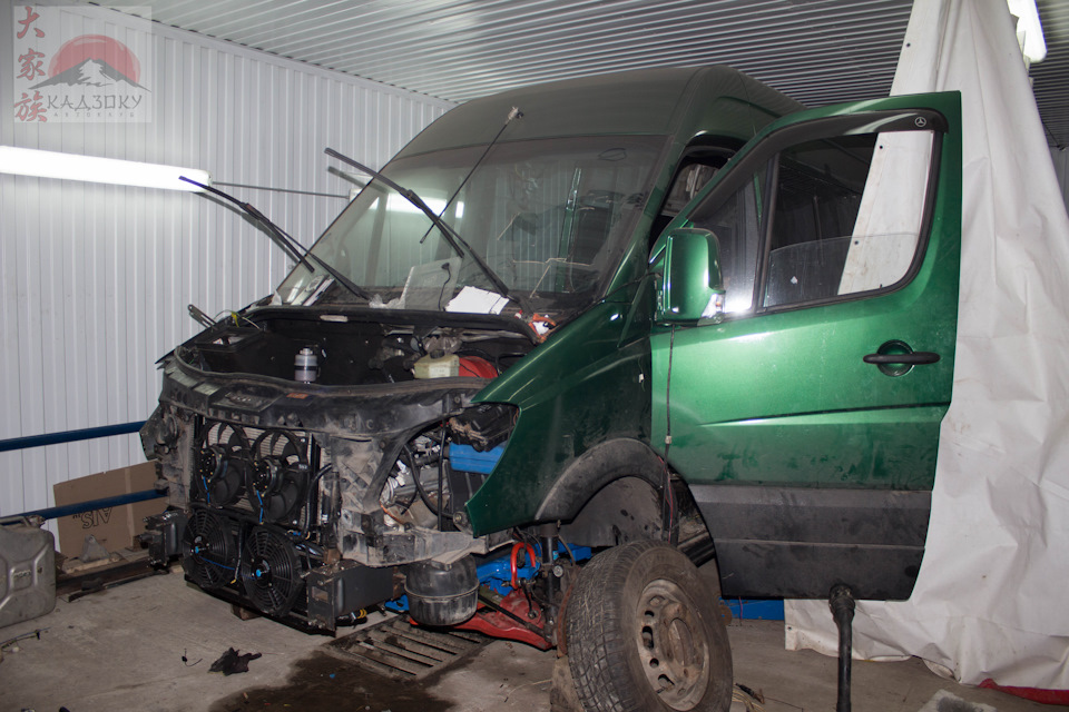 Mercedes-Benz Sprinter V8 1uz-fe — КАДЗОКУ 家族 на DRIVE2