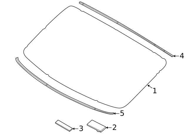 861143D000 Демпфер ветрового стекла KIA HYUNDAI | Запчасти на DRIVE2