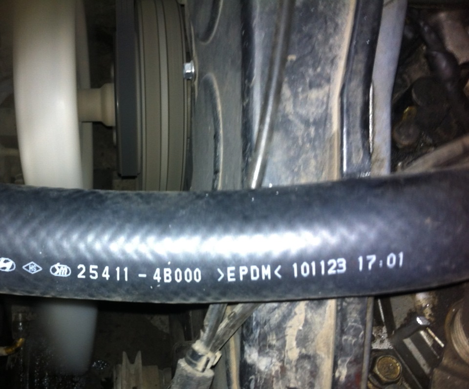 254114B000 Шланг системы охлаждения KIA HYUNDAI | Запчасти на DRIVE2