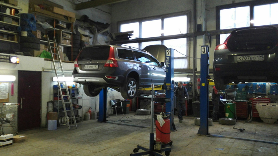 Замена втулок переднено стабилизатора. Пробег 319500 км) — Volvo XC70 ...