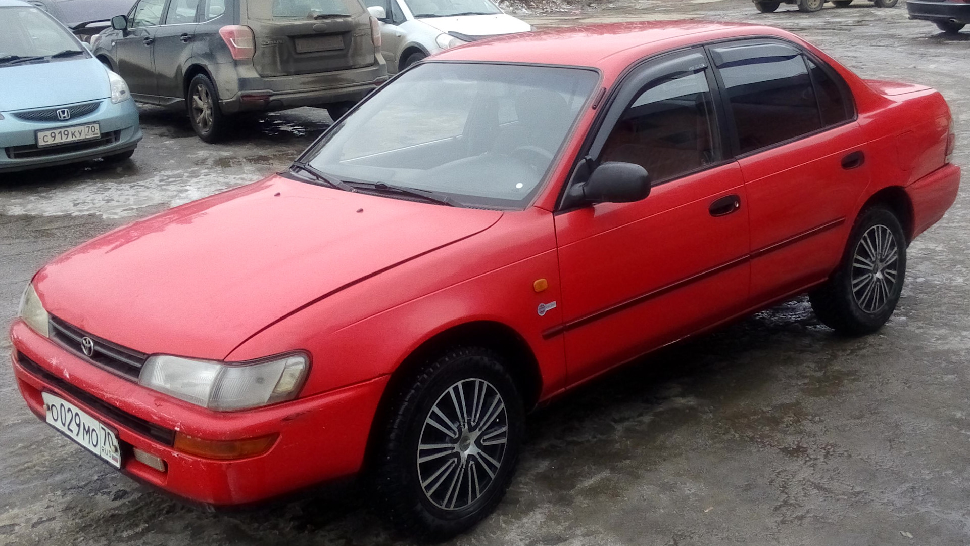 Toyota Corolla (100) 1.3 бензиновый 1996 | EE101 Emil Frey AG(CH) на DRIVE2