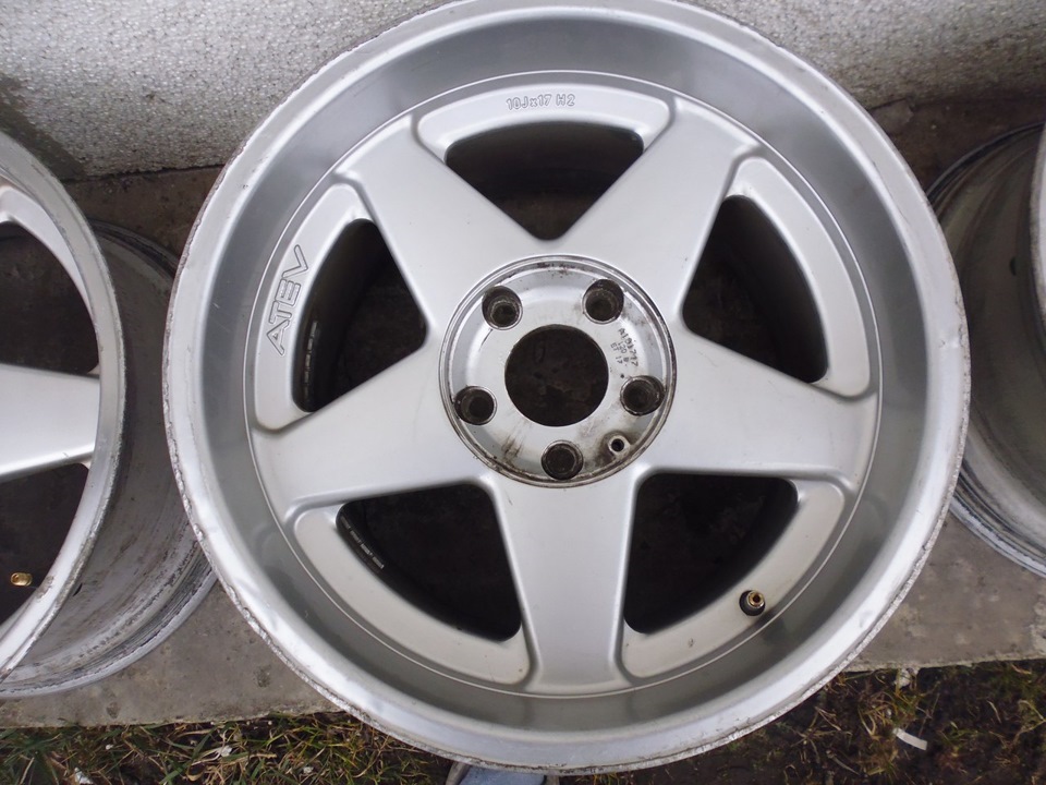 Диски azev type A R17, перед 8,5J ET13, зад 10,0J ET17. Часть1-покупка ...