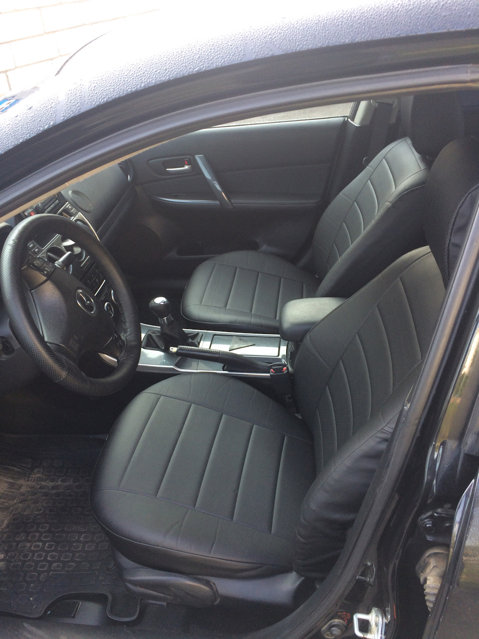 Чехлы из экокожи — Mazda 6 (1G) GG, 1,8 л, 2006 года | аксессуары | DRIVE2