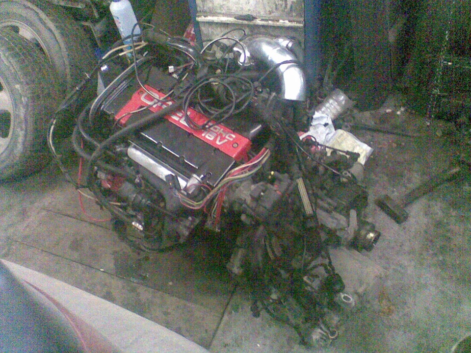 Свап C20LET — Opel Calibra, 2 л., 1997 года | тюнинг | DRIVE2