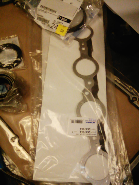 12617944 Прокладка выпускного коллектора / Chevrolet Camaro, Corvette ...