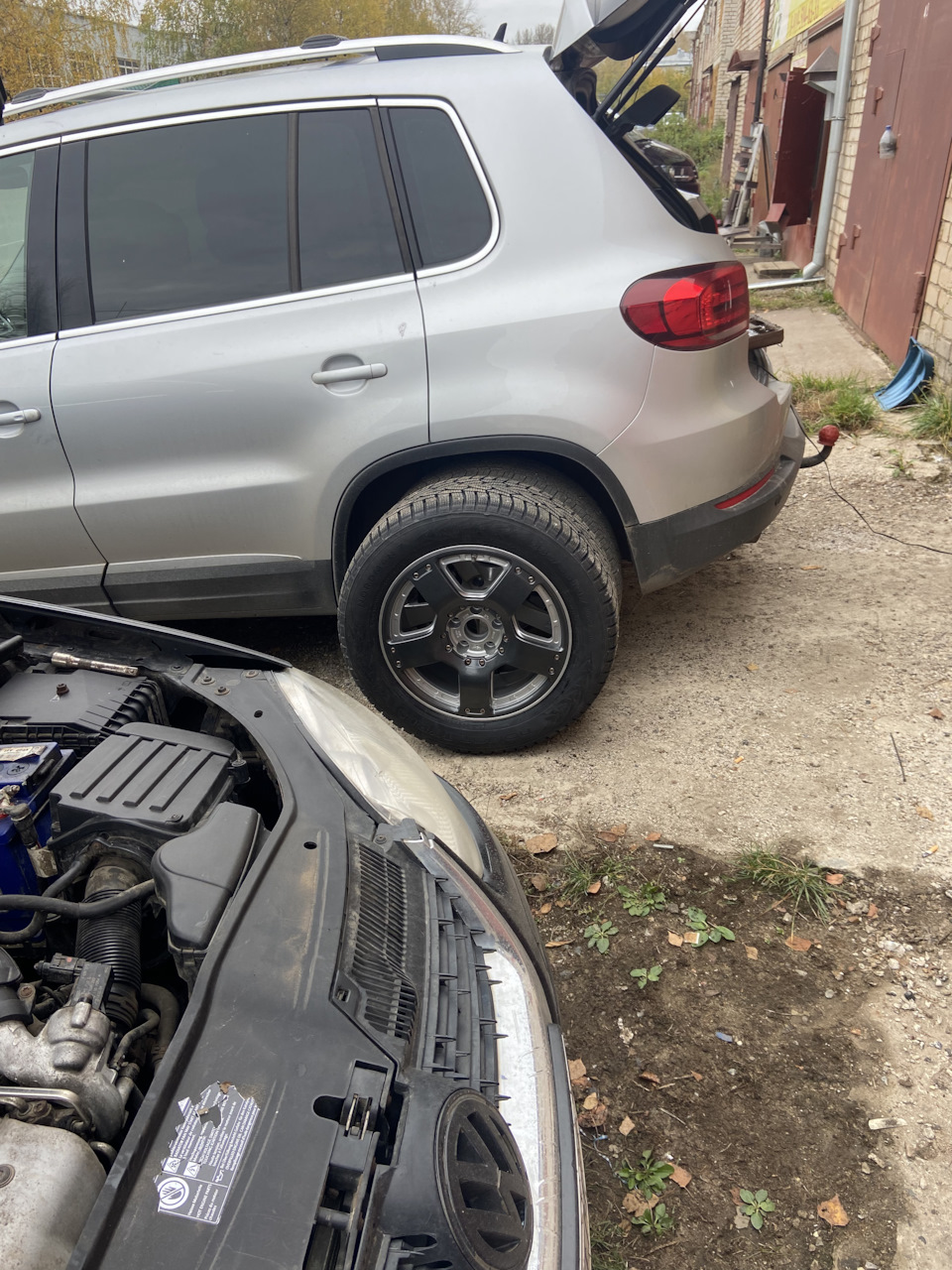ОЙ люблю толстых))) — Volkswagen Tiguan (1G), 2 л, 2013 года | колёсные ...