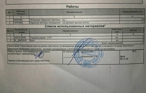 1K0121367M Кронштейн радиатора верхний / 03~ VAG | Запчасти на DRIVE2