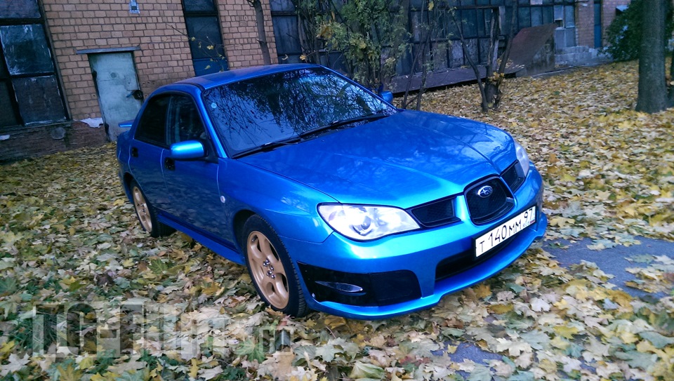 Оклейка Subaru Impreza II Azur metallic — TG-Films АвтоВинил на DRIVE2