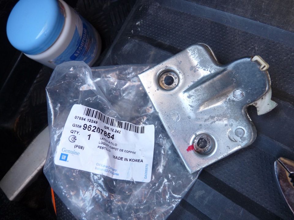 96207854 Замок багажника GM | Запчасти на DRIVE2