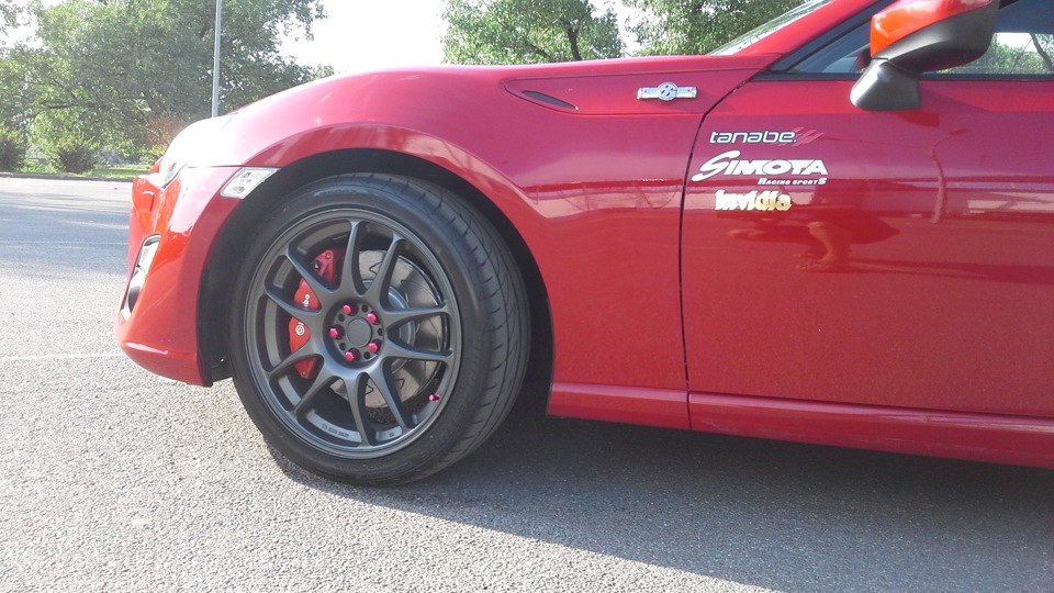 Brembo 4 pot Red — Toyota GT86, 2 л, 2013 года | тюнинг | DRIVE2