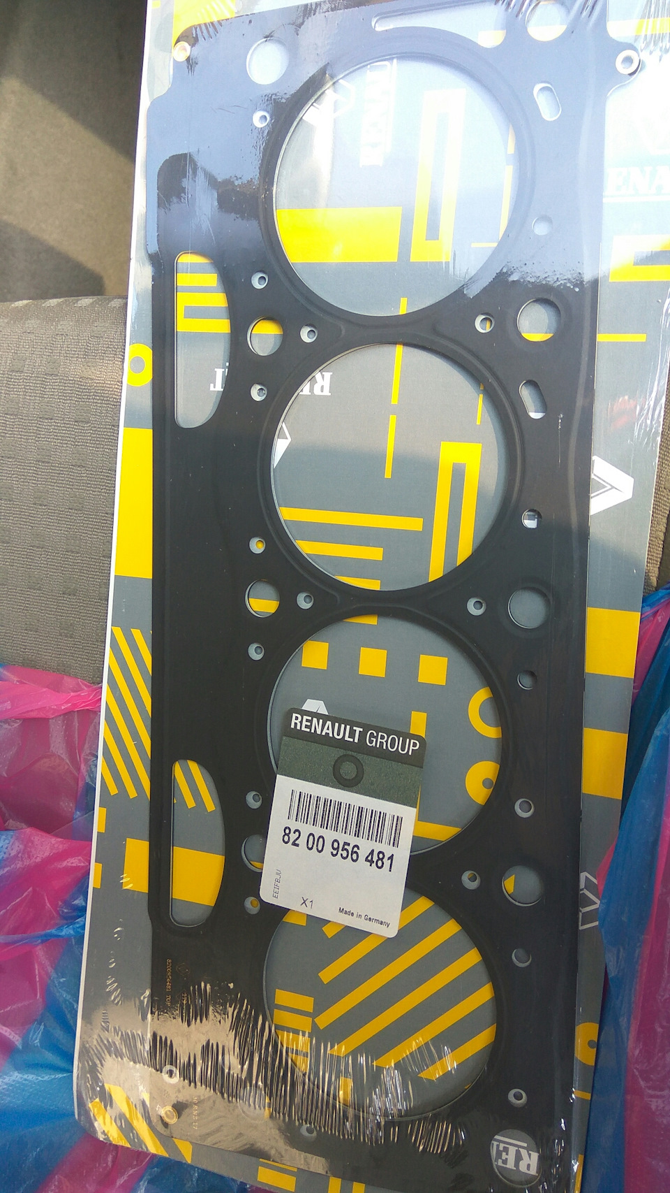 8200956481 Прокладка гбц (мет) RENAULT | Запчасти на DRIVE2