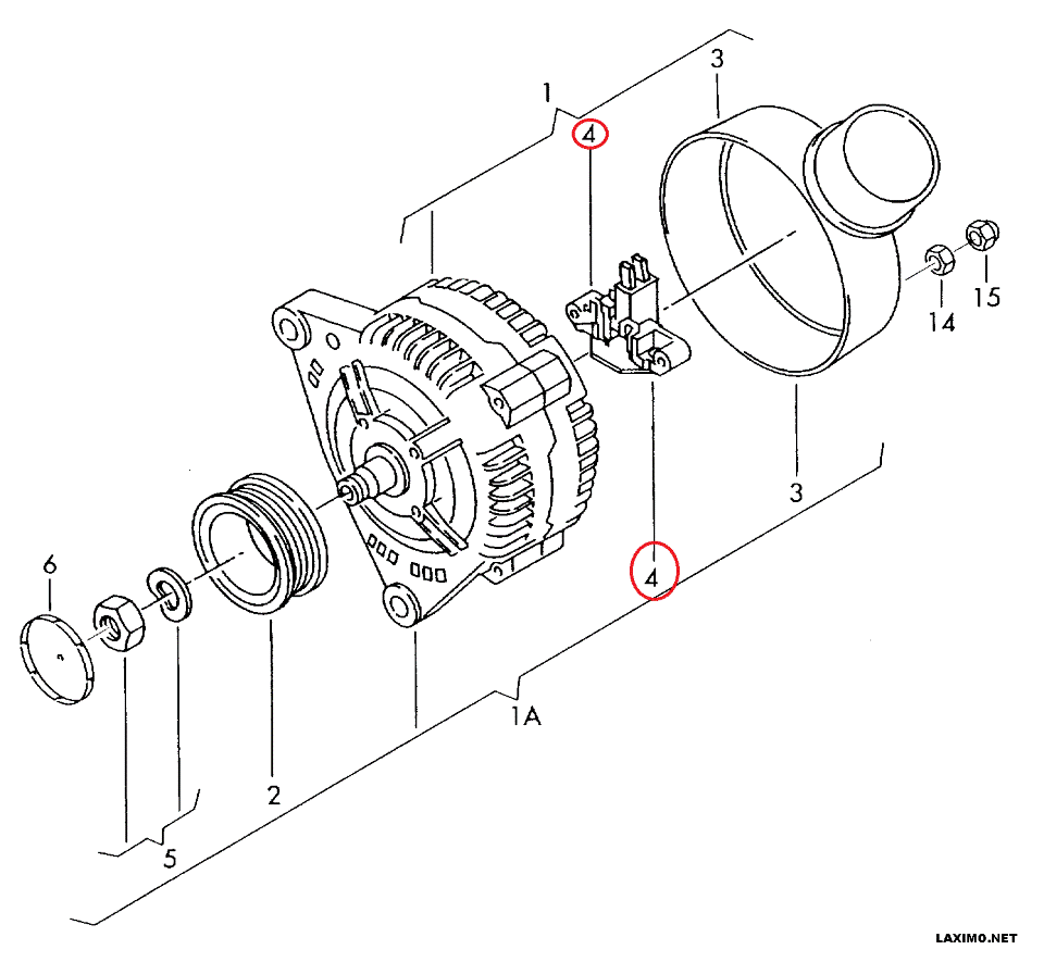 06B903803B Регулятор напряжения VAG | Запчасти на DRIVE2