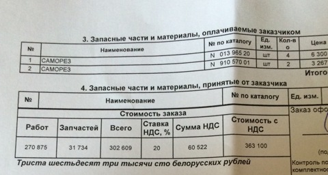 N91057001 ВИНT САМОРЕЗ КРЕПЛЕНИЯ VAG | Запчасти на DRIVE2