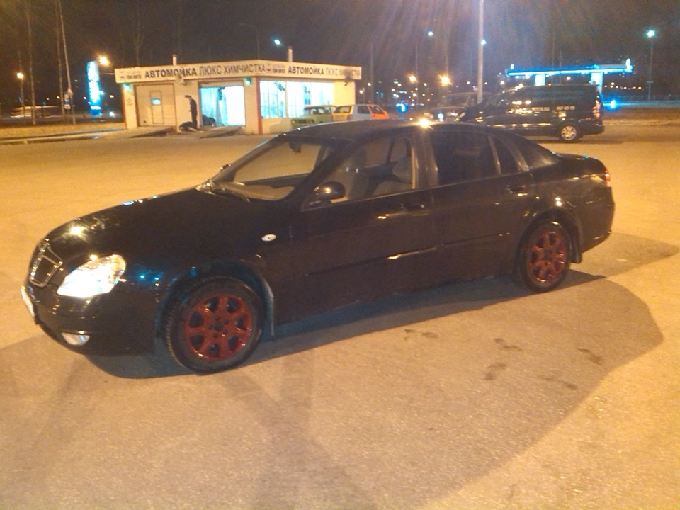 Красные диски — Brilliance M1, 2 л, 2007 года | колёсные диски | DRIVE2