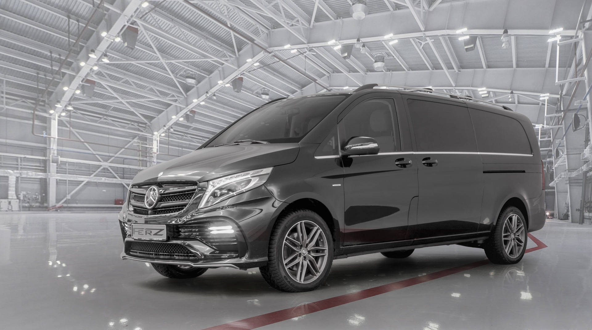 Передний бампер чистовая версия — Mercedes-Benz V-Class (W447), 2,5 л ...