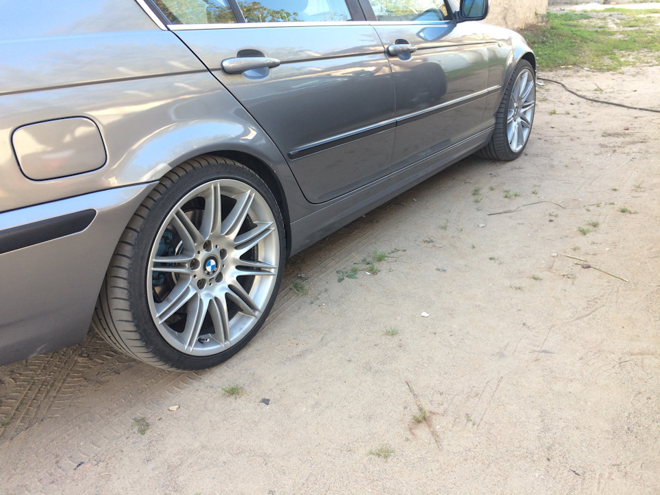 Наконец то новые диски, 225 стиль R19. — BMW 3 series (E46), 3 л, 2004 ...