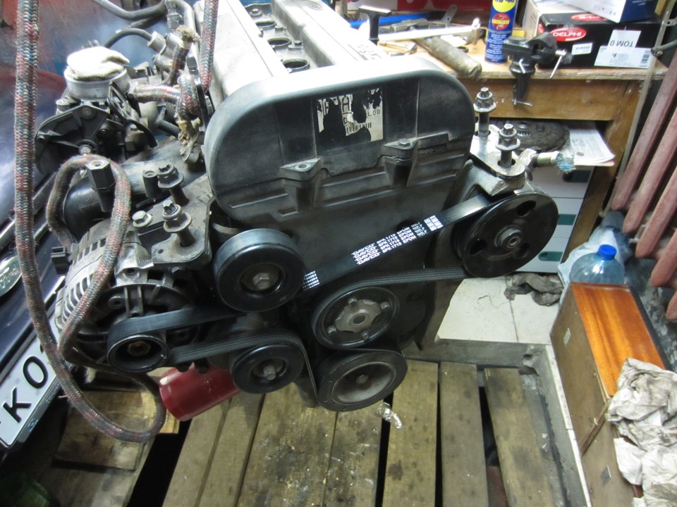 поддон, колечки трубок гур, передний сальник коленвала, сцепление и ...