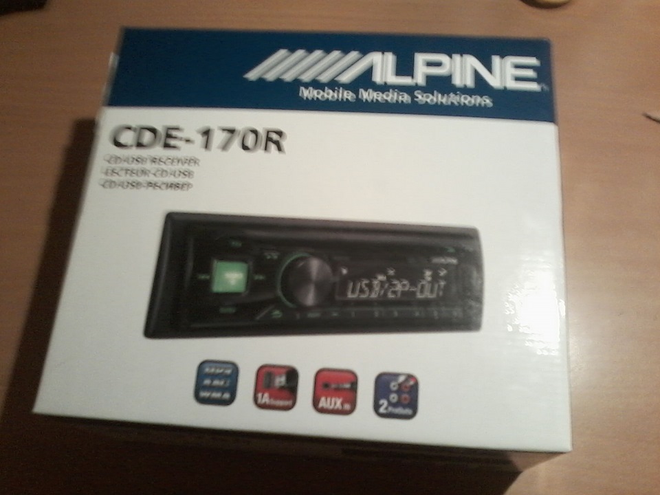 Alpine CDE-170R — Lada 21074, 1,5 л, 2007 года | автозвук | DRIVE2
