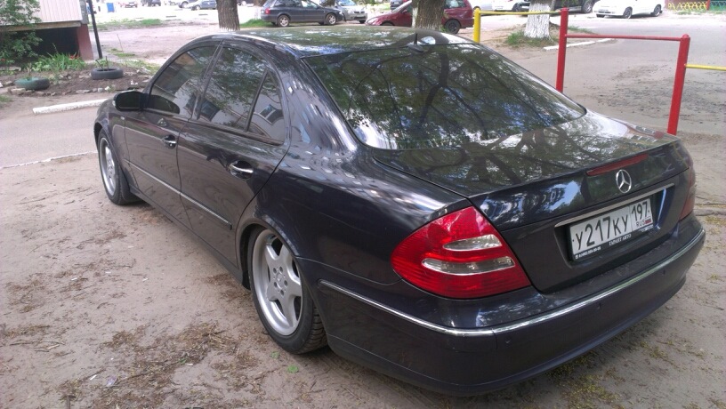 Запись от 16 мая 14:04 — Mercedes-Benz E-class (W211), 4 л, 2003 года | тюнинг | DRIVE2