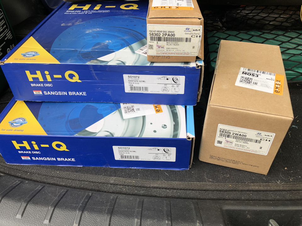 583022PA00 КОМПЛЕКТ ТОРМОЗНЫХ КОЛОДОК 4ШТ KIA HYUNDAI | Запчасти на DRIVE2