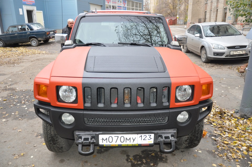 Хаммер Н3 в оранжевый Раптор — Dodge Ram, 6,7 л, 2010 года | тюнинг ...