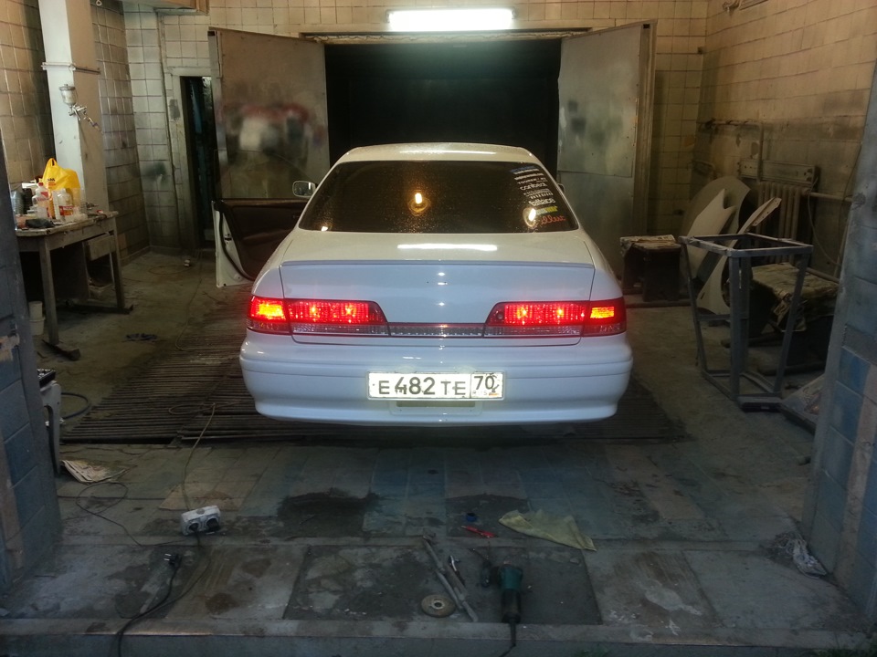 Сборка после покраски. — Toyota Mark II (100), 2,5 л, 1999 года | кузовной ремонт | DRIVE2