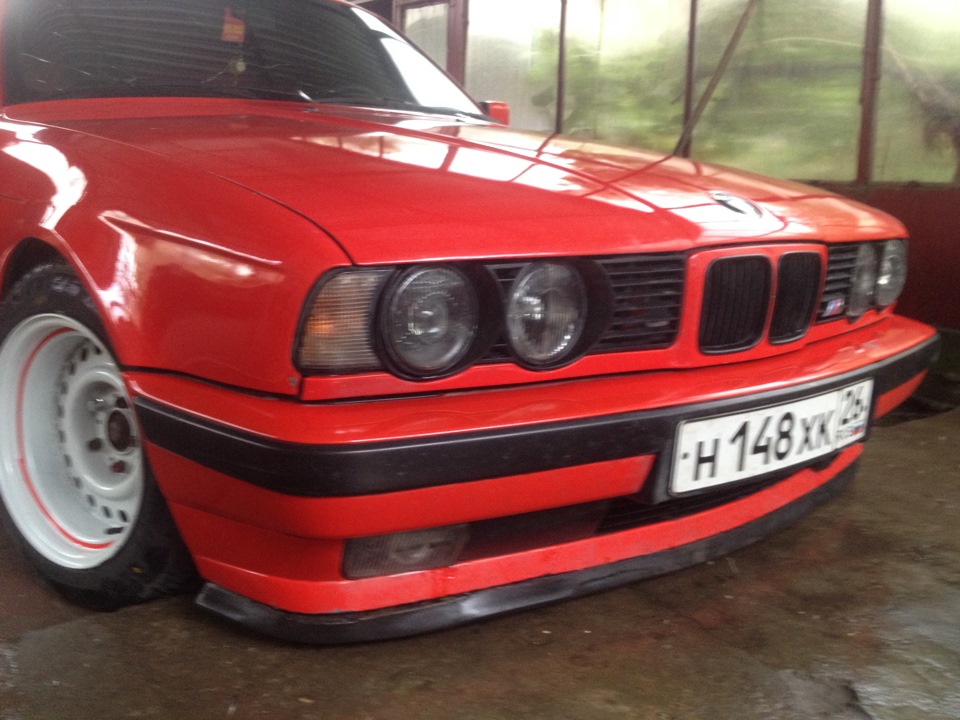 установка Eibach Pro Kit и колес. — BMW 5 series (E34), 2,5 л, 1993 ...