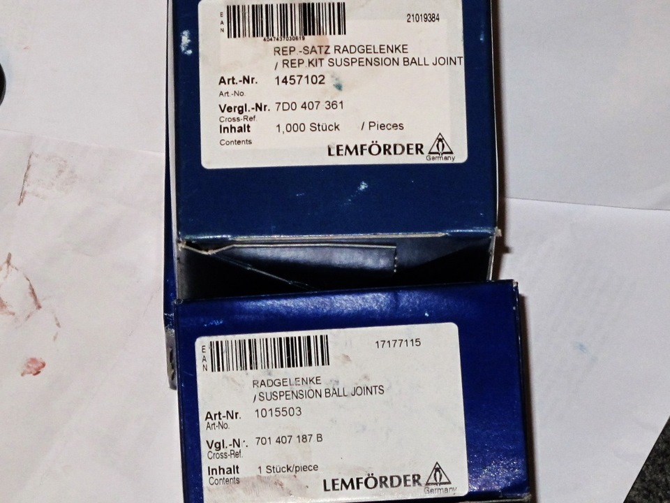 701407187B Опора шаровая верхняя / VW Transporter T-4 07/90~ VAG ...