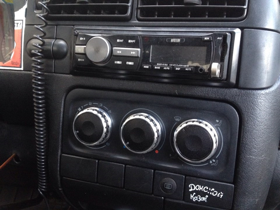 Новые крутилки печки — Volkswagen Golf Mk3, 1,8 л, 1993 года ...