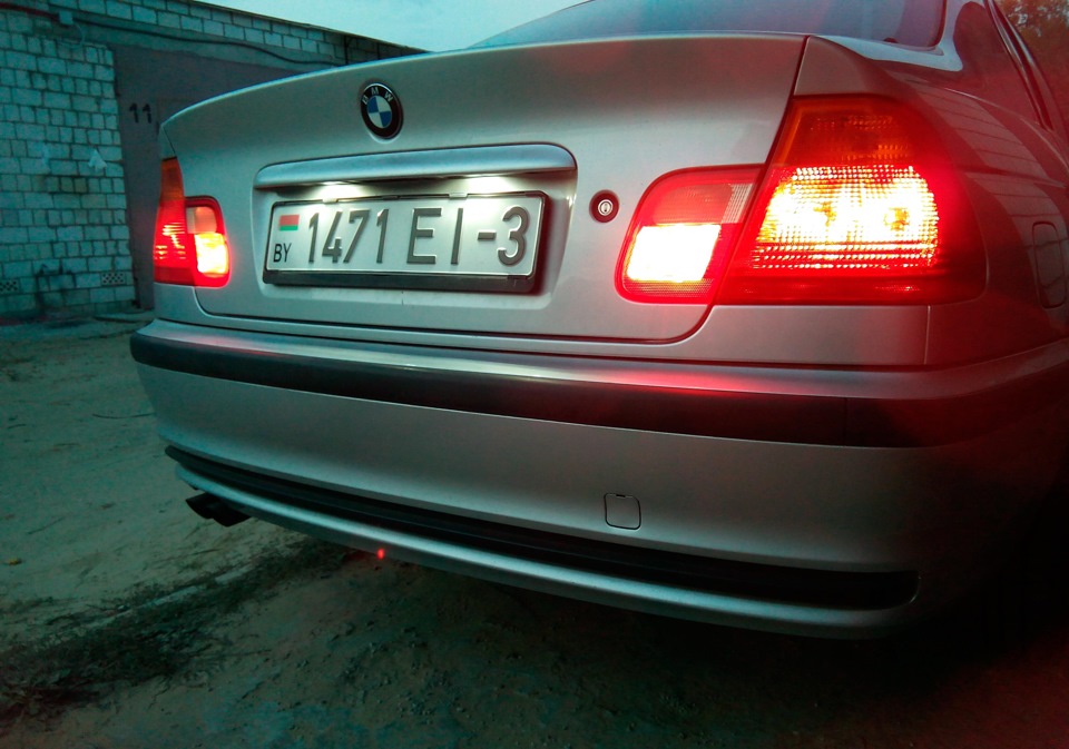 Задняя противотуманная фара, дооснащение правой — BMW 3 series (E46), 2 ...