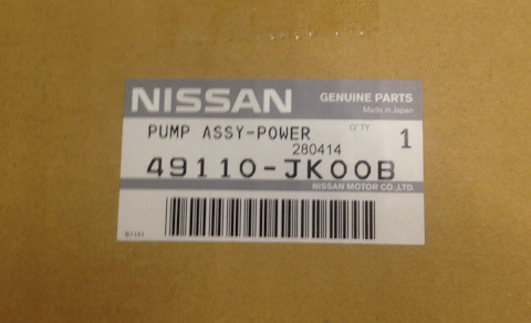 49110JK00B Насос гидроусилителя NISSAN INFINITI | Запчасти на DRIVE2
