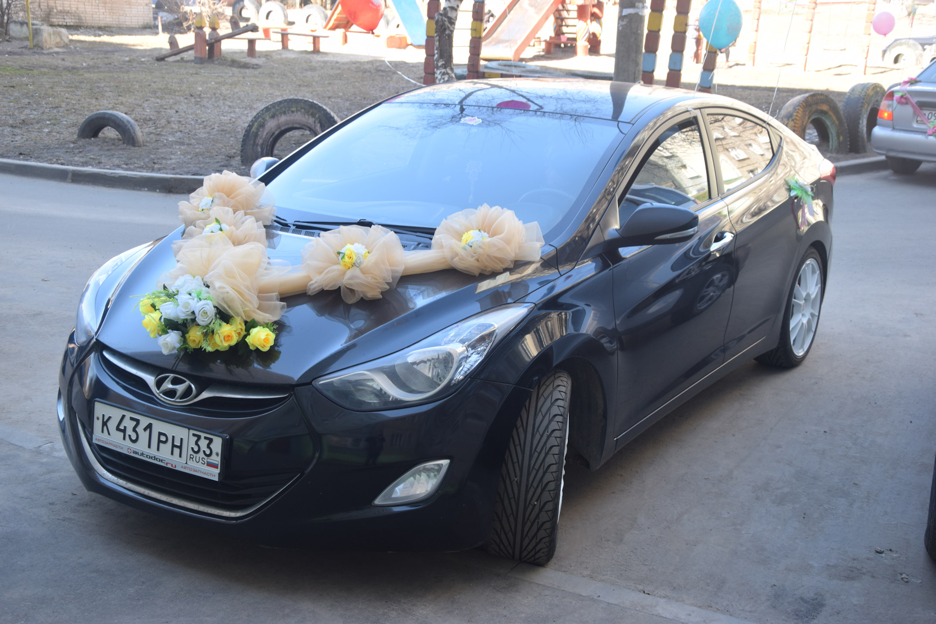 вот они и на авто )) Alcasta, Triangle — Hyundai Avante (5G), 1,6 л ...