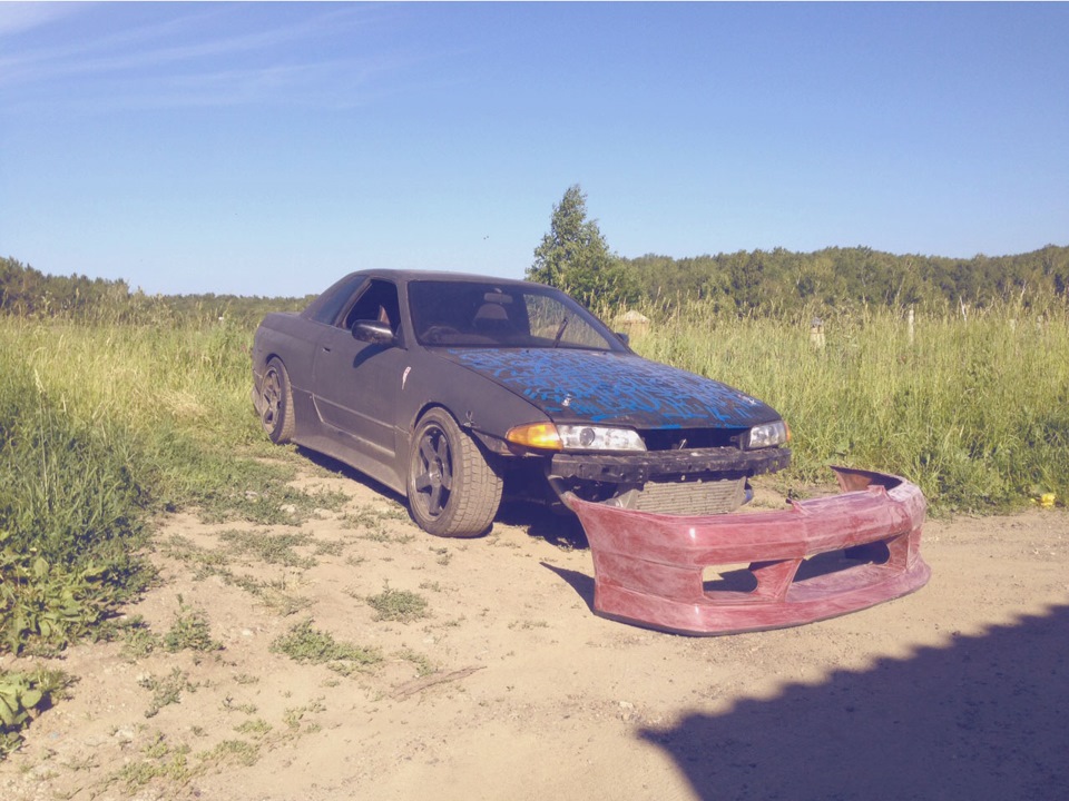 Поставил бампер Vertex — Nissan Skyline (R32), 2,5 л, 1993 года | стайлинг | DRIVE2