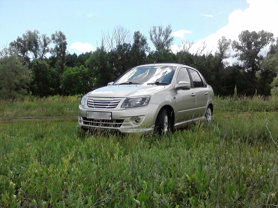 1® Маски фар! — Lada Гранта (1G), 1,6 л, 2012 года | тюнинг | DRIVE2
