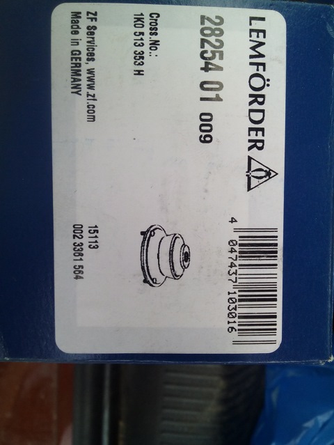 1K0513353H Комплект опоры амортизатора VAG | Запчасти на DRIVE2